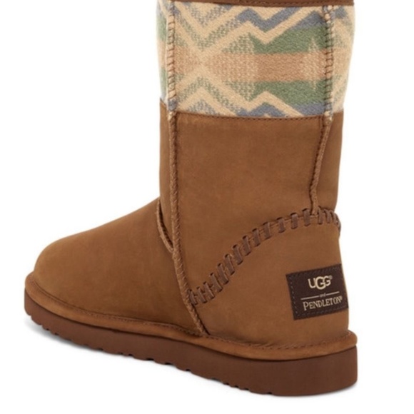 UGG | Shoes | Ugg Australia Classic Short Deco Pendleton Boots | Poshmark